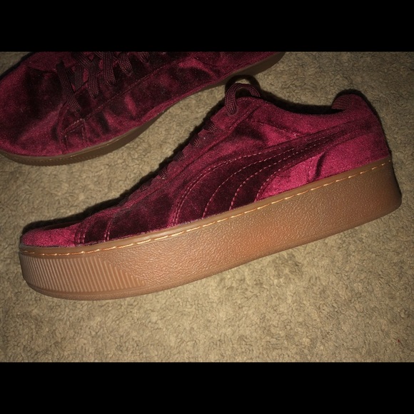 Puma | Shoes | Puma Velvet Sneakers | Poshmark